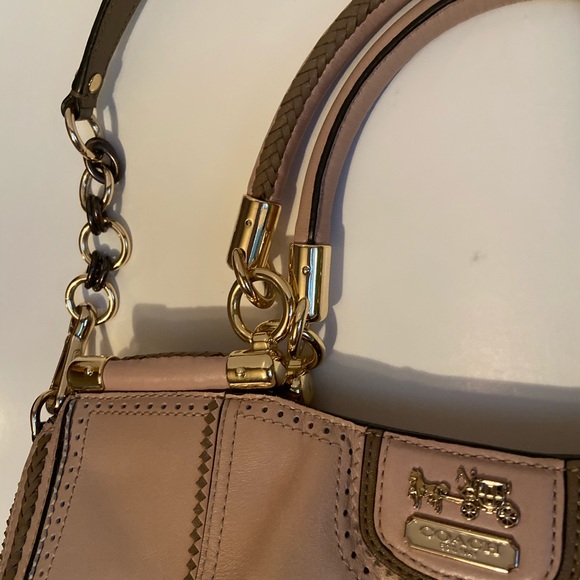 Coach | Bags | Coach Satchel Pinnacle Zigzag Perforated Carie | Poshmark